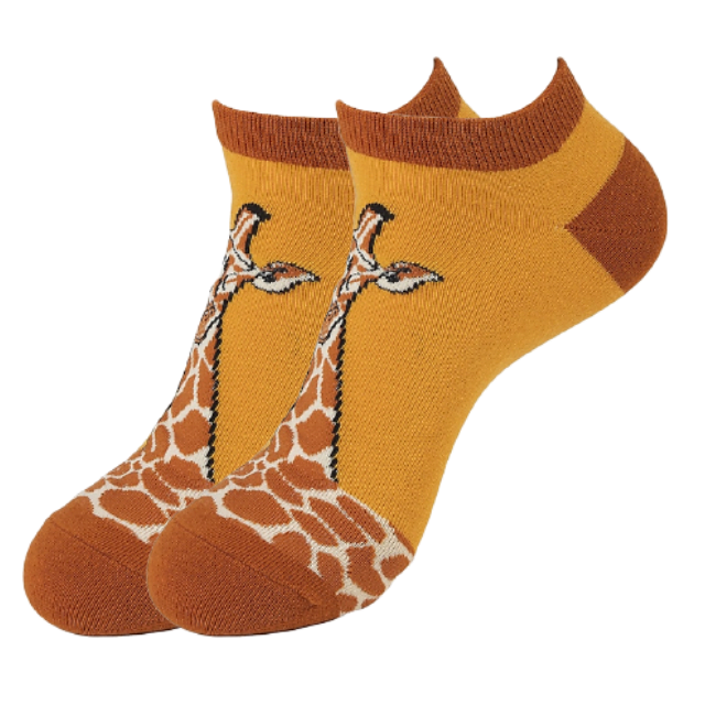 Calcetines con Diseño de Cortos Jirafa – Calcetines KIUO